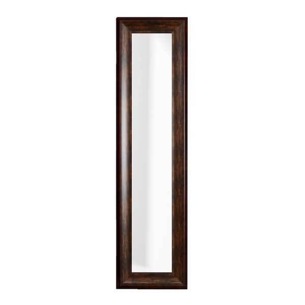 BrandtWorks Deep Brown Extra Large Wall Mirror 17 in. W x 72 in. H ...