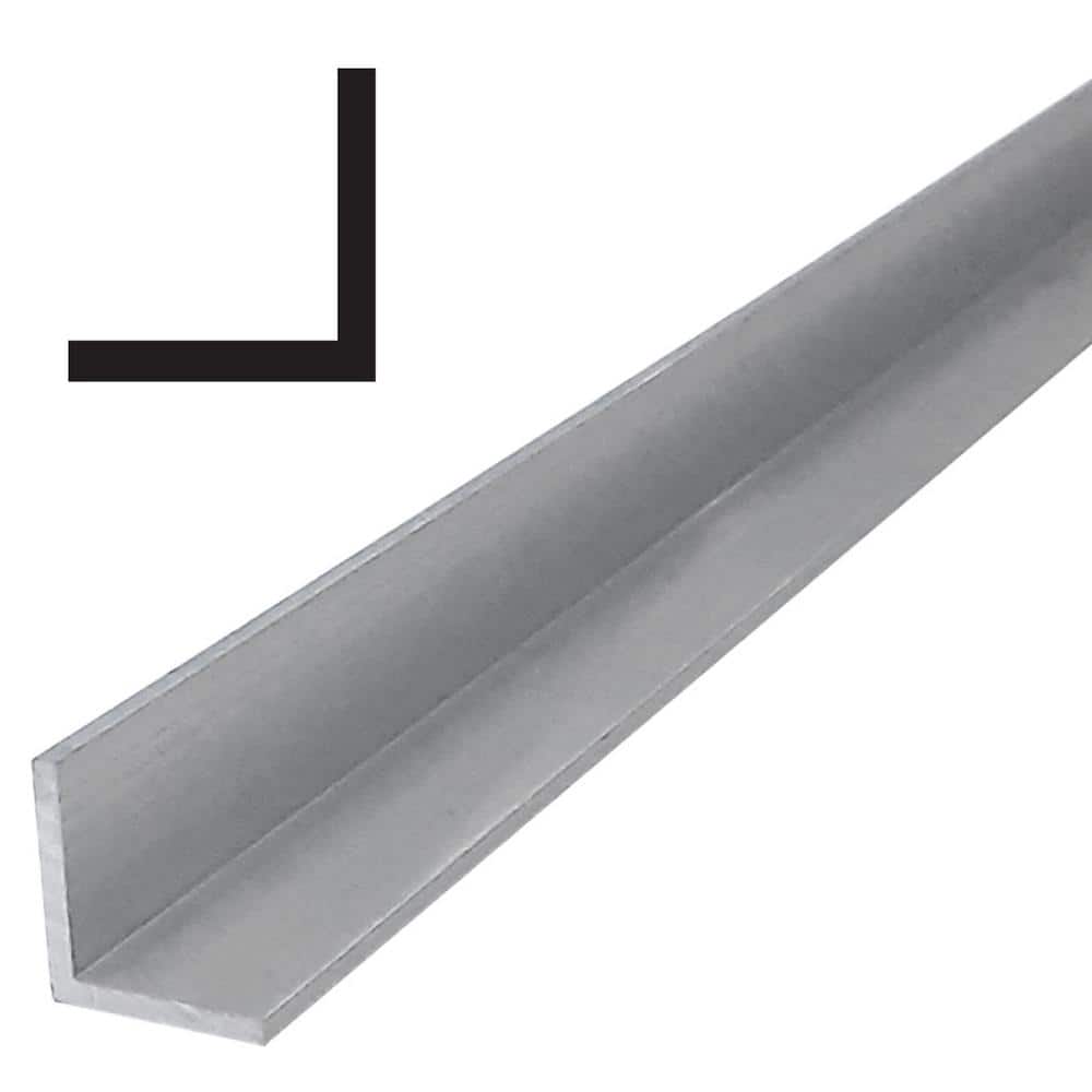 Alexandria Moulding AT 020 3/4 in. D x 3/4 in. W x 96 in. L Metal Mira ...