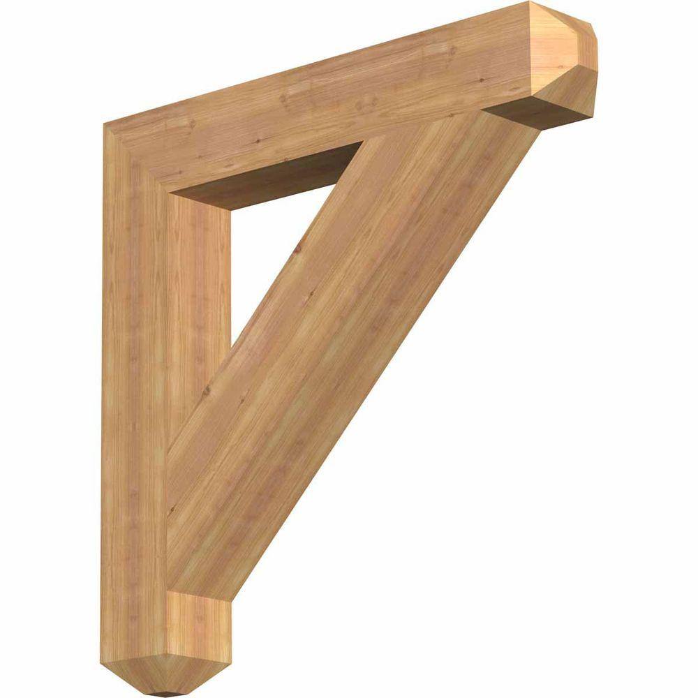 Ekena Millwork 5-1/2 in. x 36 in. x 36 in. Western Red Cedar ...