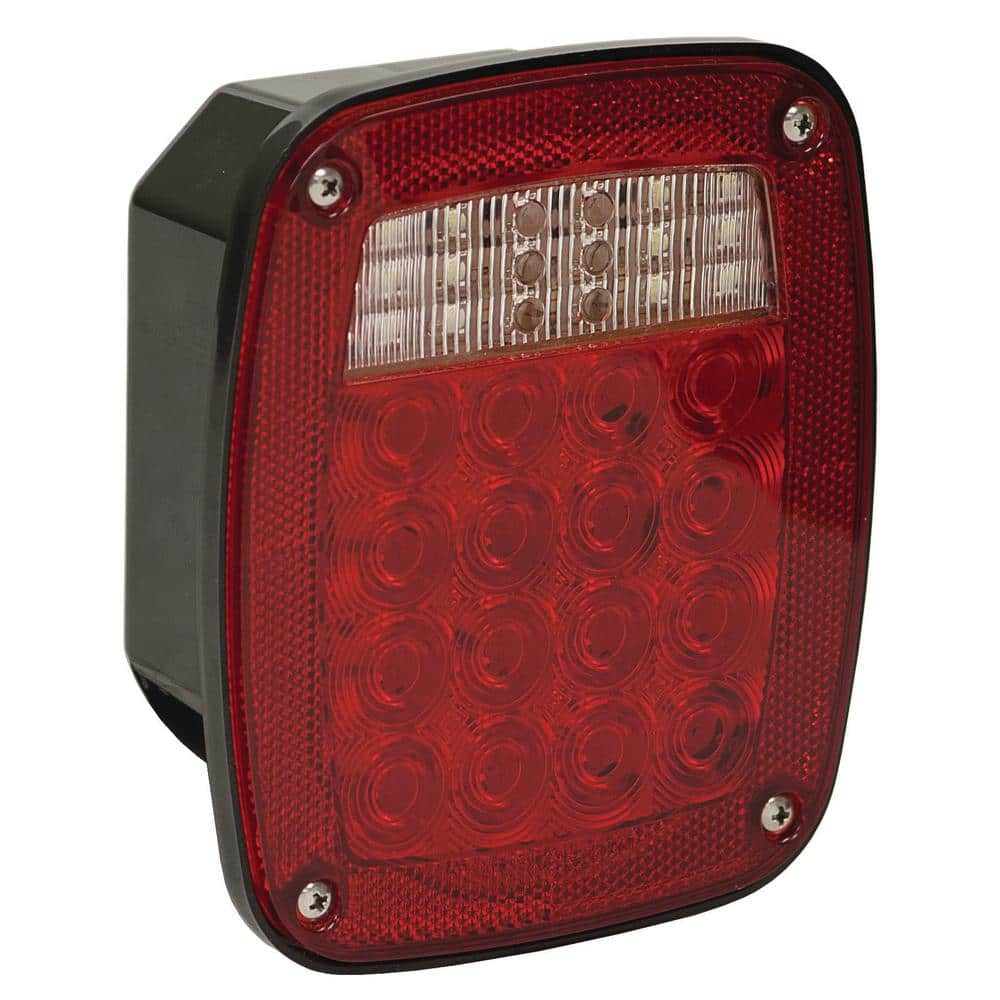 BUYERS PRODUCTS Driver Side 5.75 in. Stop/Turn/Tail Light License Plate ...