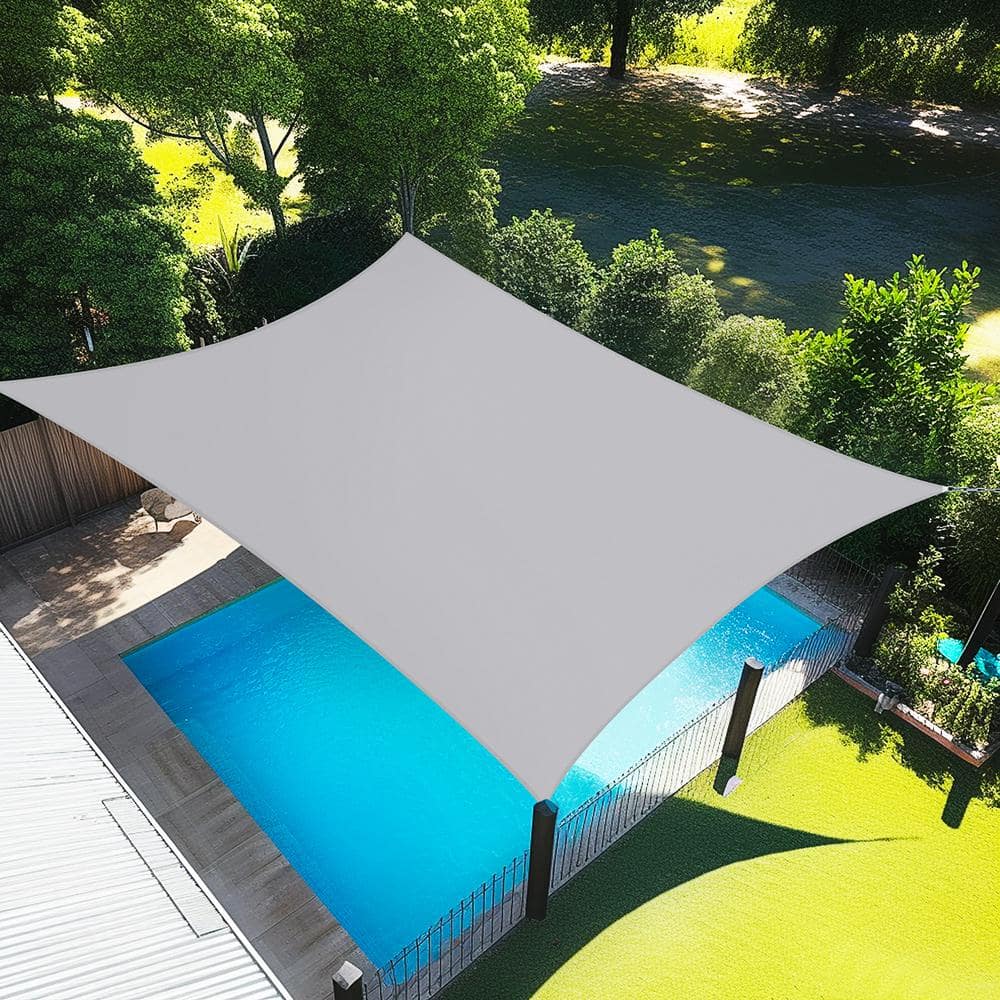 Reviews for Artpuch 6 ft. x 6 ft. Customize Gray Sun Shade Sail UV ...