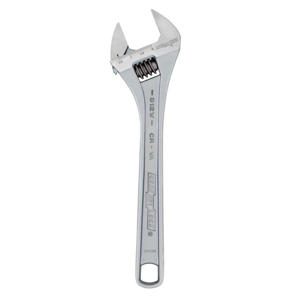 Channellock 12 in. Adjustable Wrench 812W - The Home Depot
