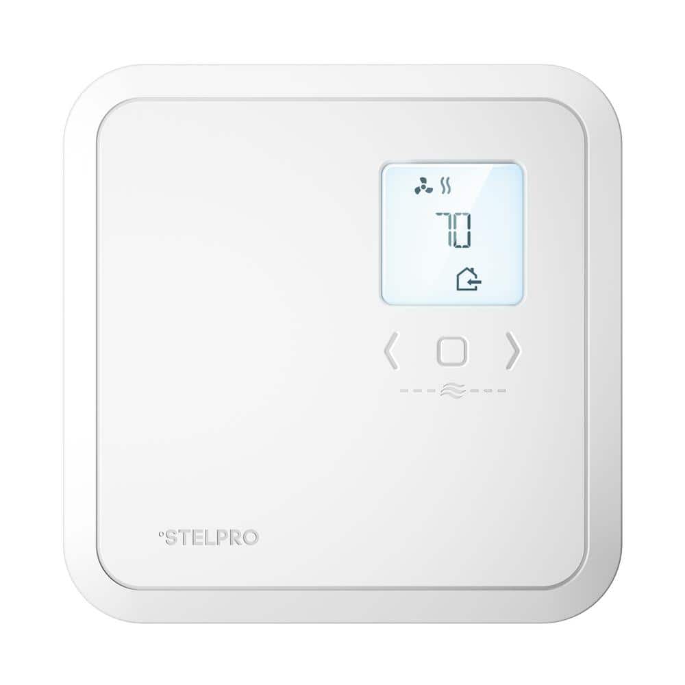 Stelpro 5-2 Day Programmable Electronic Thermostats in White for Fan ...