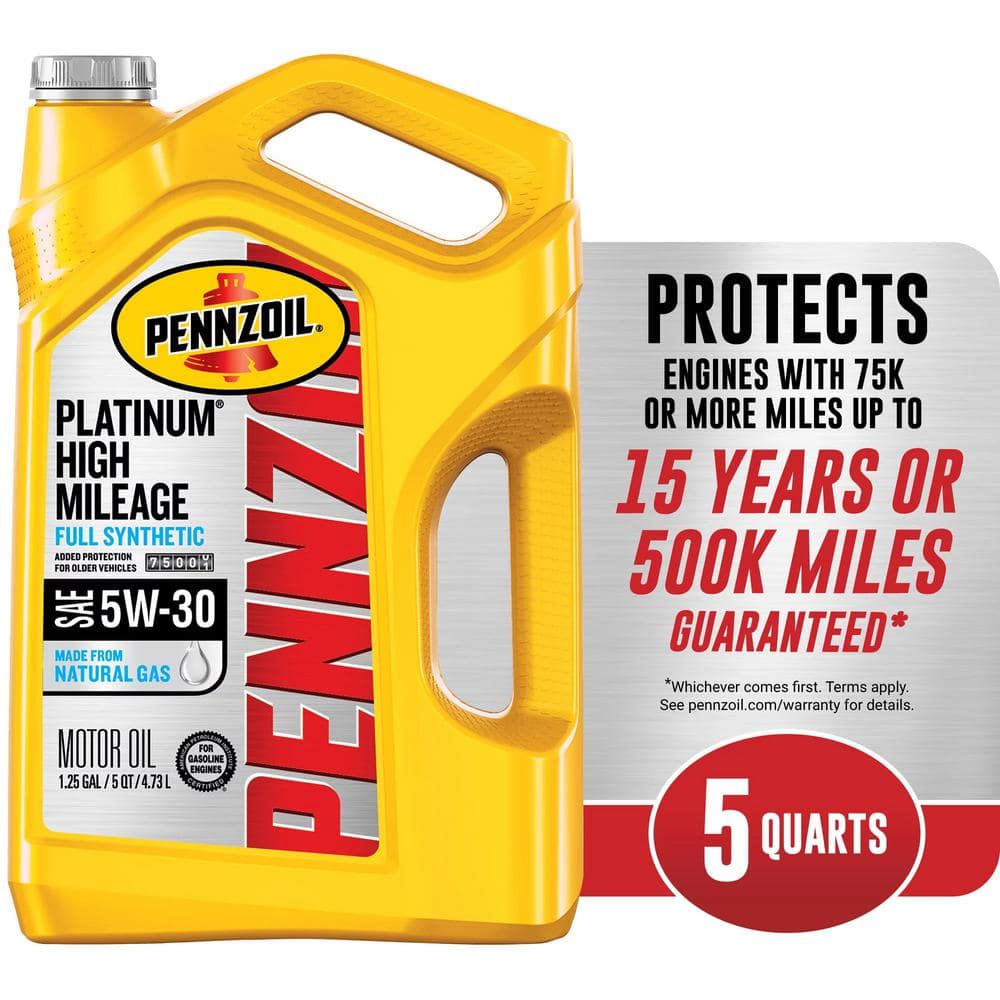 UPC 071611365536 - Pennzoil Platinum High Mileage Full Synthetic 5W-30 ...