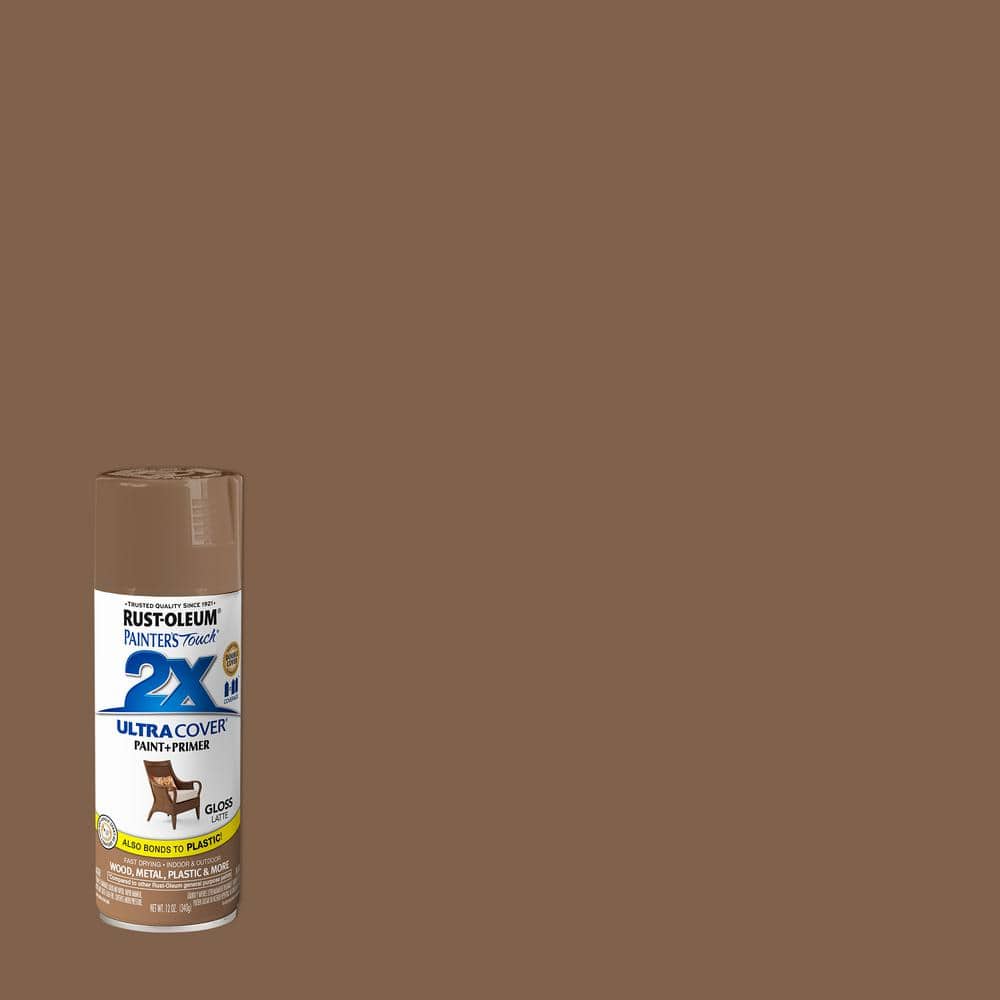 Rust-Oleum Painter's Touch 2X 12 oz. Gloss Latte General Purpose Spray ...