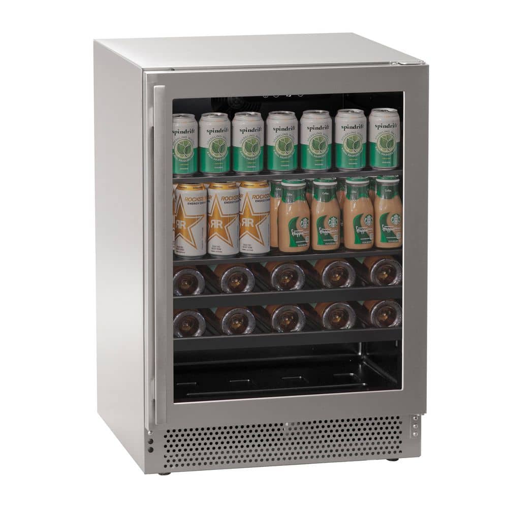 Marvel 24 in. Single Zone Beverage Center 18 Wine Bottles Plus Can ...