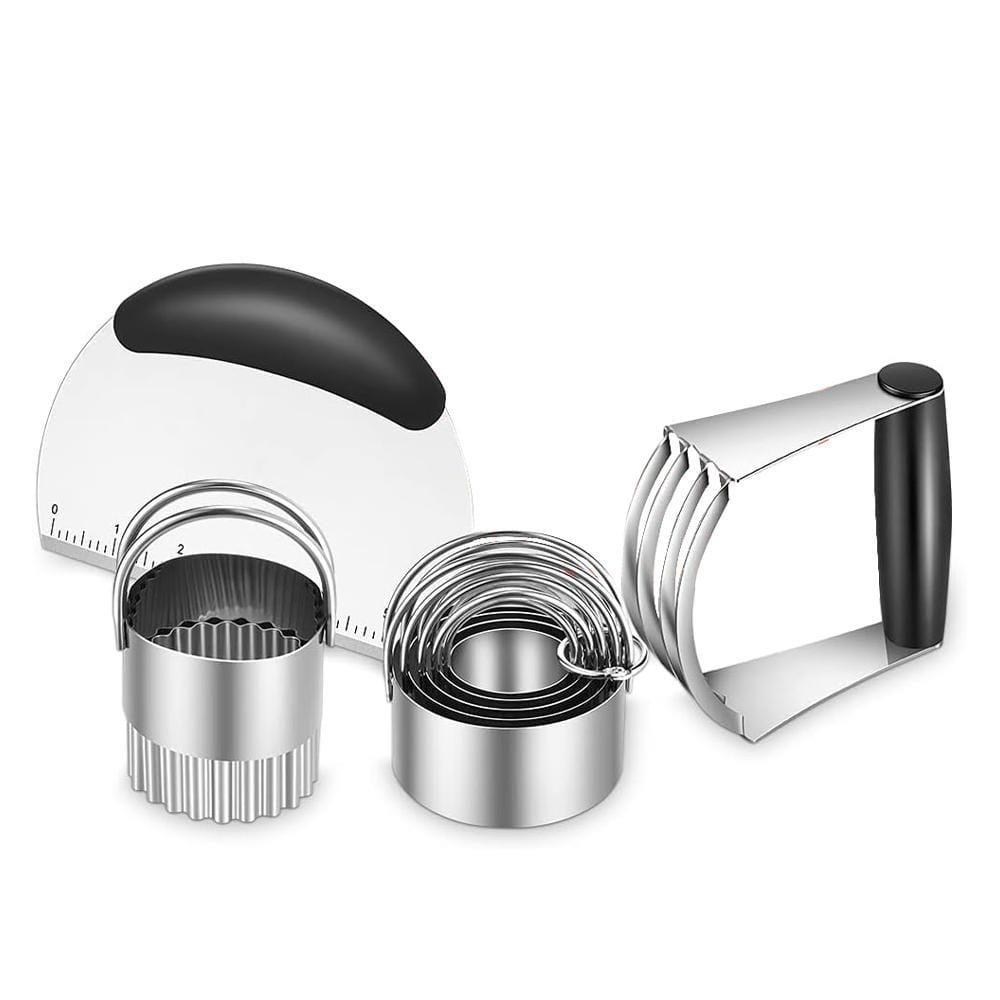 Stainless Steel Pastry Blender Set with Silicone Baking Mats, Dough ...