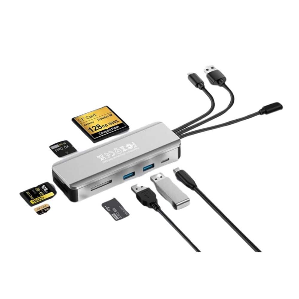 EKIEUDL 8-in-1 Multi Memory Card Reader USB3. 0 High-Speed Data ...