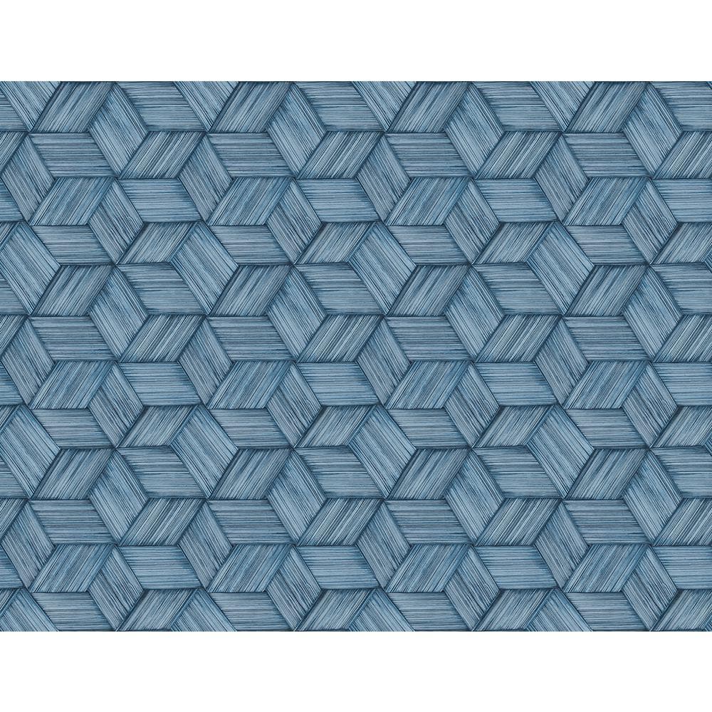 Kenneth James Intertwined Dark Green Geometric Paper Strippable Roll ...