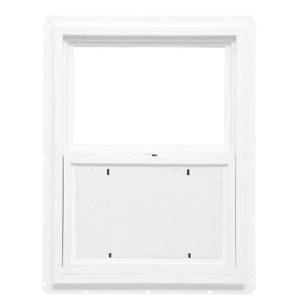 TAFCO WINDOWS 18 in. x 24 in. White Single-Pane Vinyl Single Hung ...