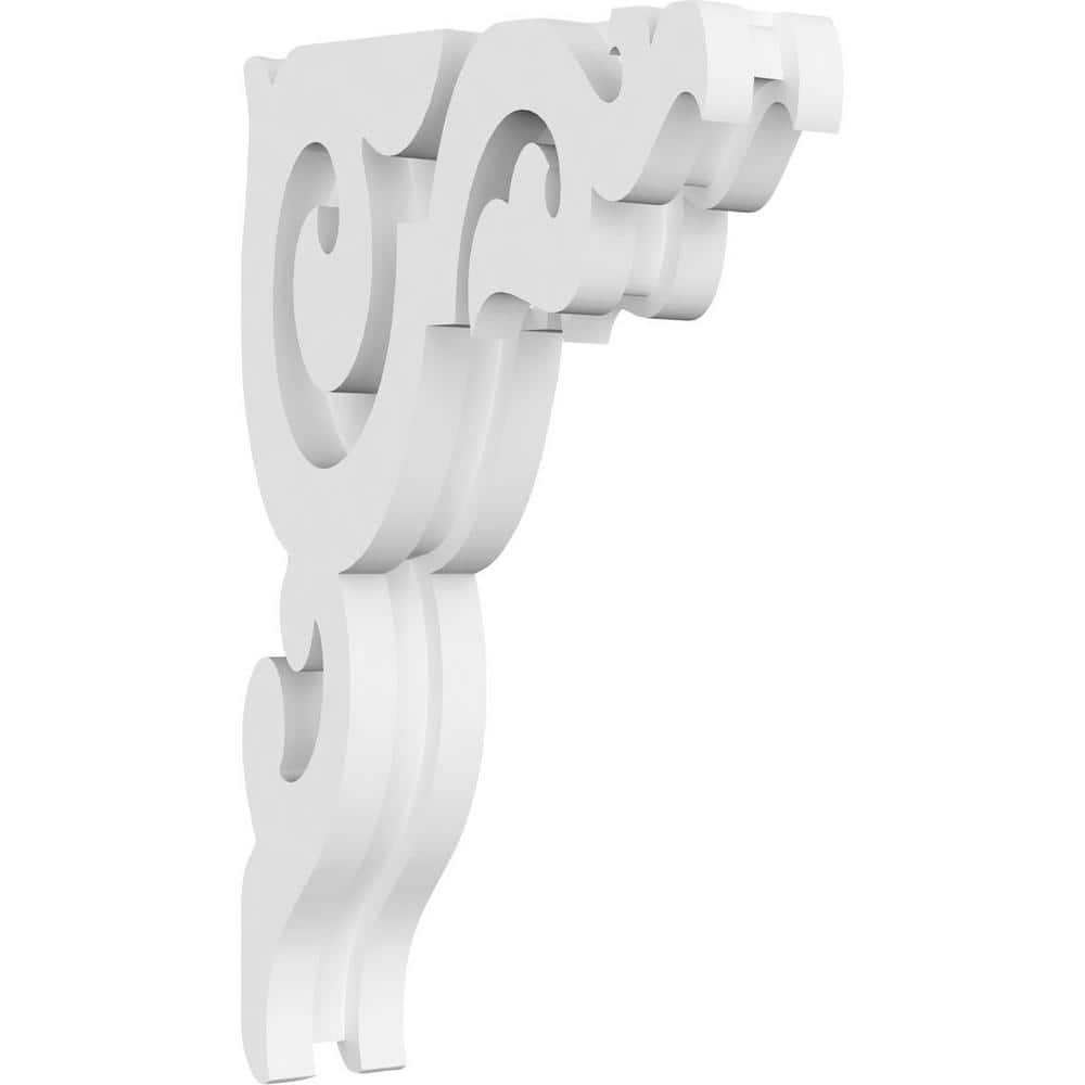 Ekena Millwork 1-7/8 in. x 10 in. x 6 in. PVC Rotherham Corbel ...