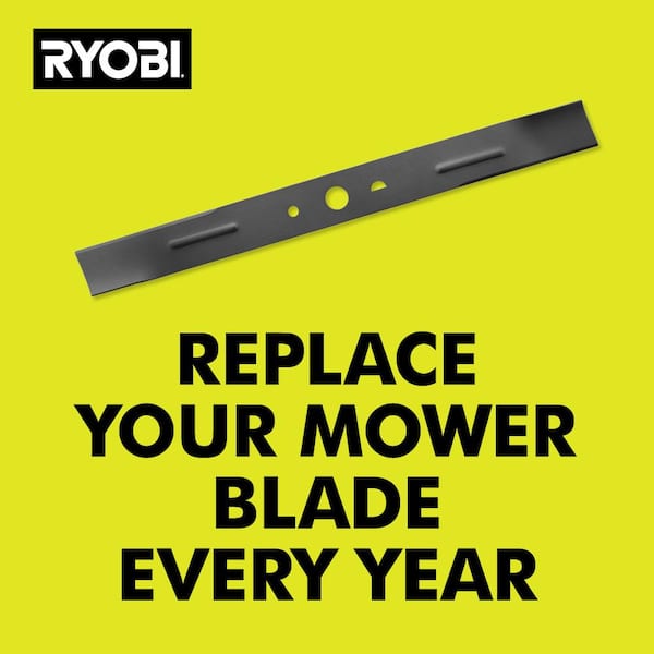 Ryobi 13 inch lawn mower blade store