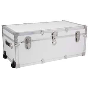 Seward Trunk Seward Modern Collection White Storage Trunk SWD7130-00 ...
