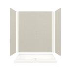 Transolid Expressions 32 in. x 60 in. x 72 in. Shower Kit with Center ...