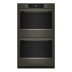 KitchenAid 27 in. Double Electric Wall Oven with True Convection Self ...