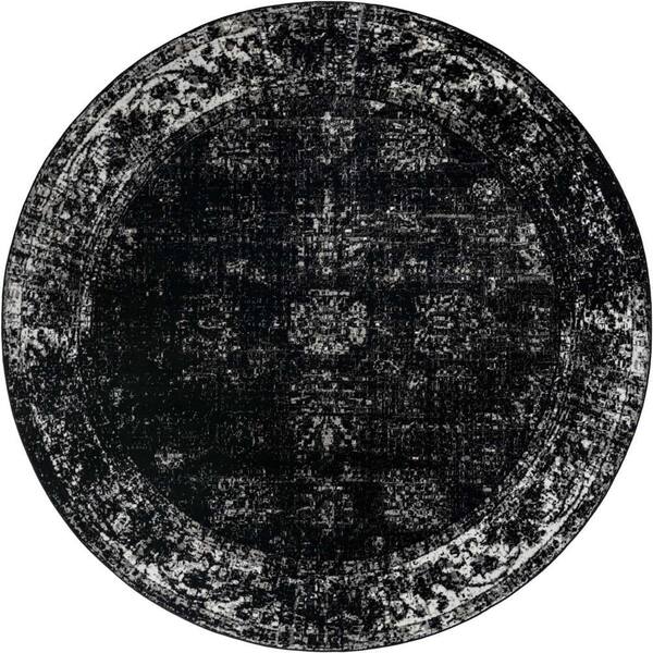 Unique Loom Sofia Casino Black 12 ft. x 12 ft. Area Rug 3193459 - The ...