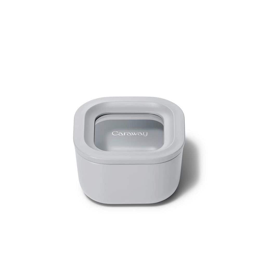 CARAWAY HOME Mini Square Container with Lid Gray KW-MNSQ-103 - The Home ...