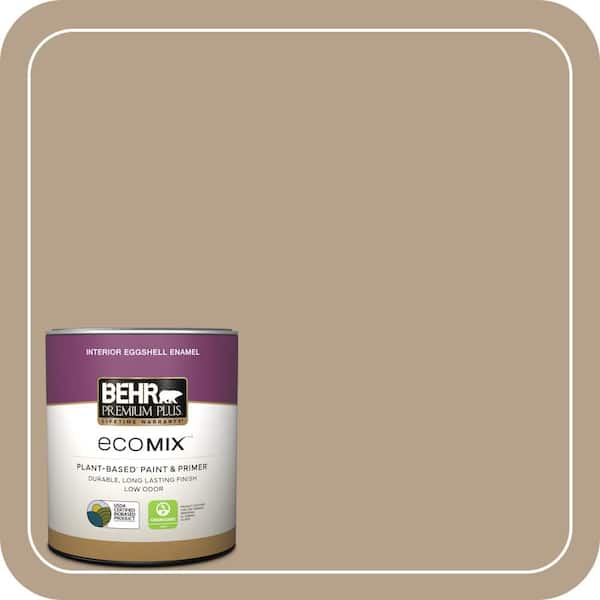 BEHR PREMIUM PLUS 1 qt. #PPU7-06 Chateau Eggshell Enamel EcoMix Plant ...