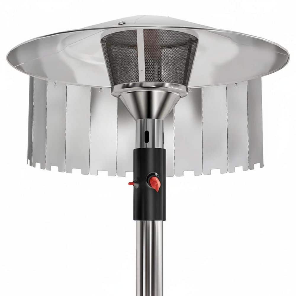 SenQWFa Outdoor Aluminum Alloy Patio Heater Reflector Shield with ...