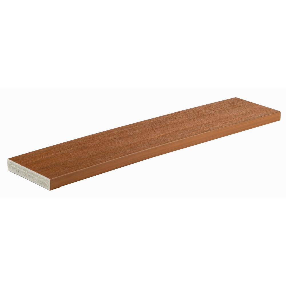 TimberTech Advanced PVC Vintage 5/4 in. x 6 in. x 20 ft. Square Cypress ...