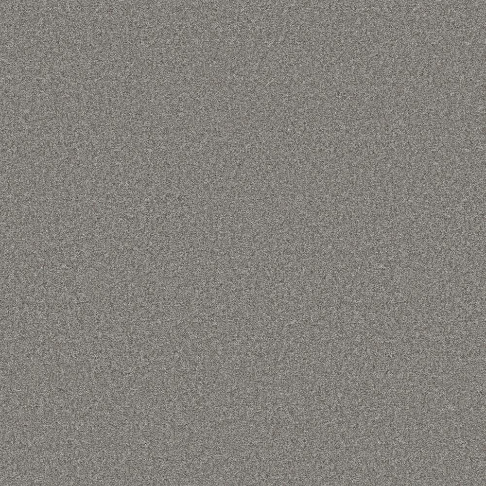 Lifeproof Rosemary I - Sombre-Gray 12 ft. 42 oz. Polyester Texture ...