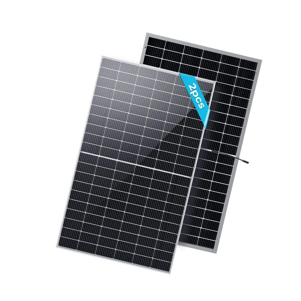 Renogy 2PCS 450-Watt Bifacial Monocrystalline Solar Panel, Dual-Side ...