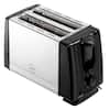 Lumme 800-Watt 2 Slice Black Wide Slot Toaster TS118B - The Home Depot