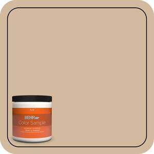BEHR ULTRA 1 gal. #S280-3 Practical Tan Satin Enamel Exterior Paint ...