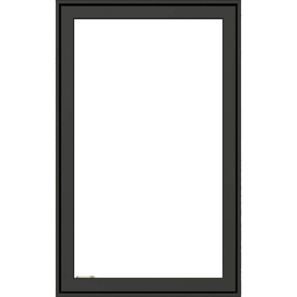 JELD-WEN 28 in. x 54 in. W5500 Right-Hand Casement Wood Clad Window ...