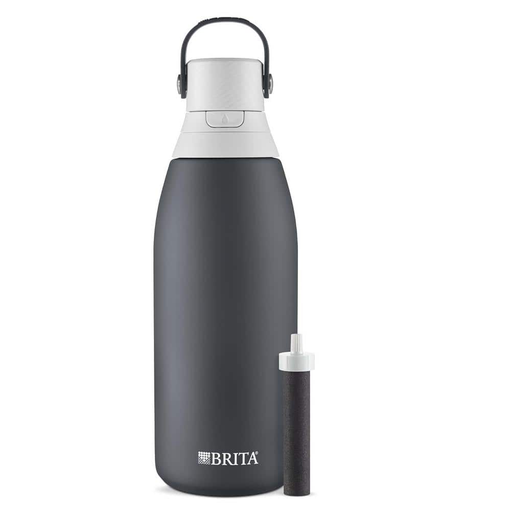 Lukvuzo 32 oz. Stainless Steel Premium Filtering Water Bottle BPA-Free ...