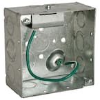 RACO Stab-It 4 in. Metal Square Electrical Box (25-Pack)-232S - The ...