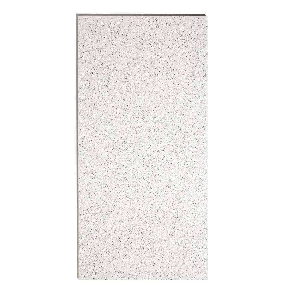 USG Ceilings 2 ft. x 4 ft. Radar White Square Edge Lay-In Ceiling Tile ...