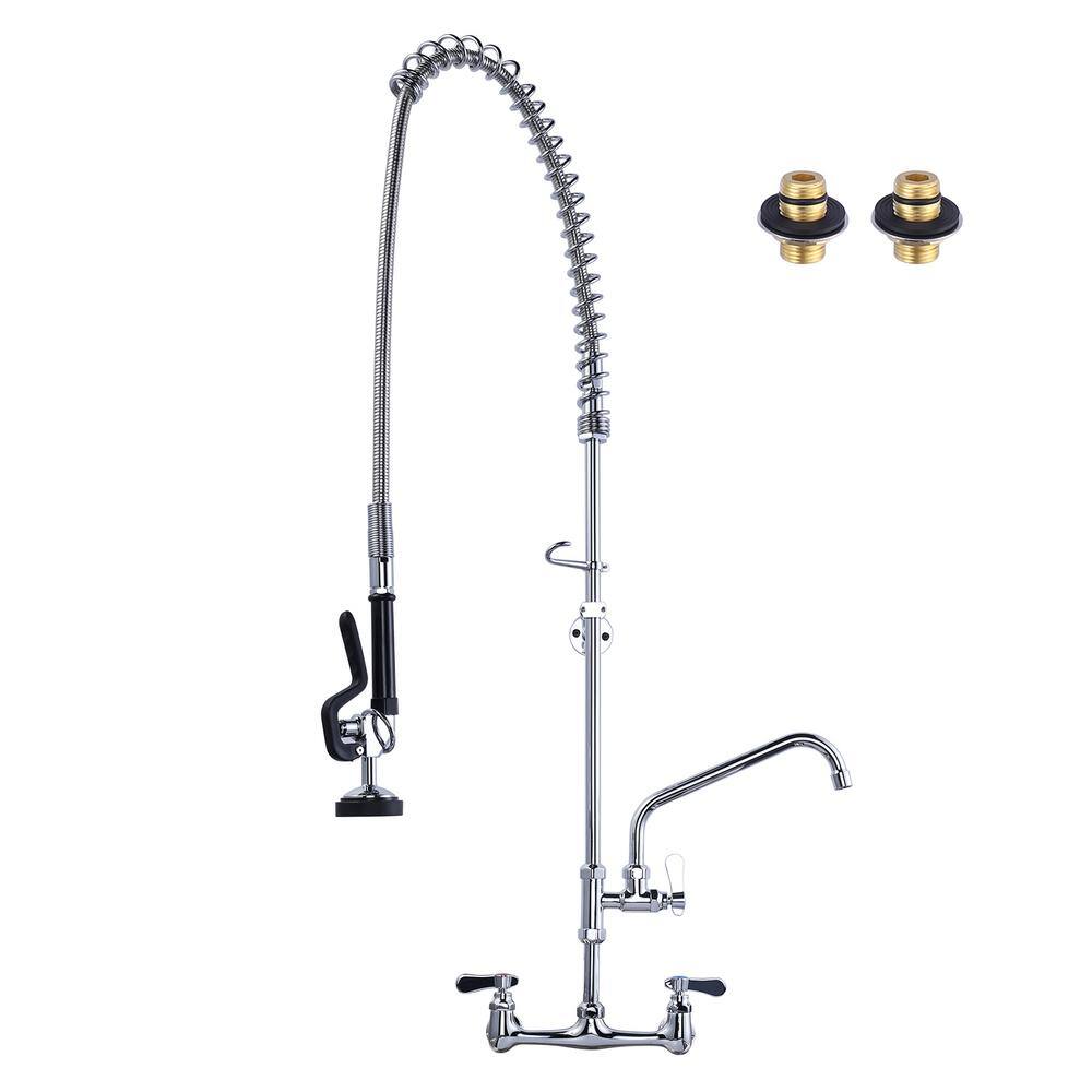 IVIGA Commercial Wall Mount Triple Handle Pull Down Sprayer Kitchen ... IVIGA Commercial Wall Mount Triple Handle Pull Down Sprayer Kitchen ...