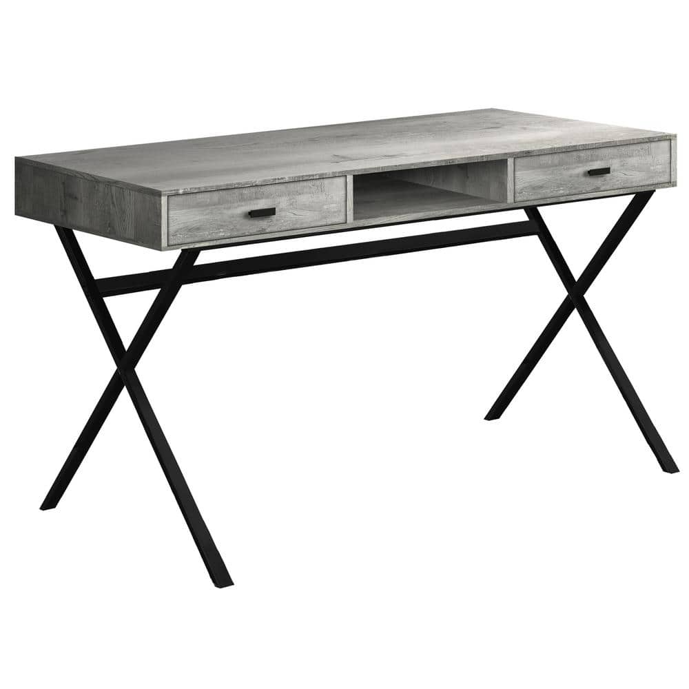 Grey Computer Desk HD7448 - The Home Depot