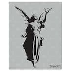 Stencil1 Angel Stencil-S1_01_90 - The Home Depot
