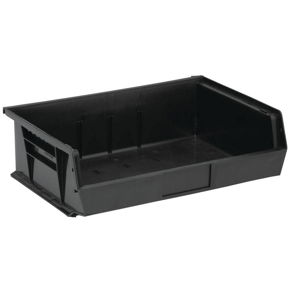 QUANTUM STORAGE SYSTEMS Ultra Series 7.77 qt. Stack and Hang Bin in ...