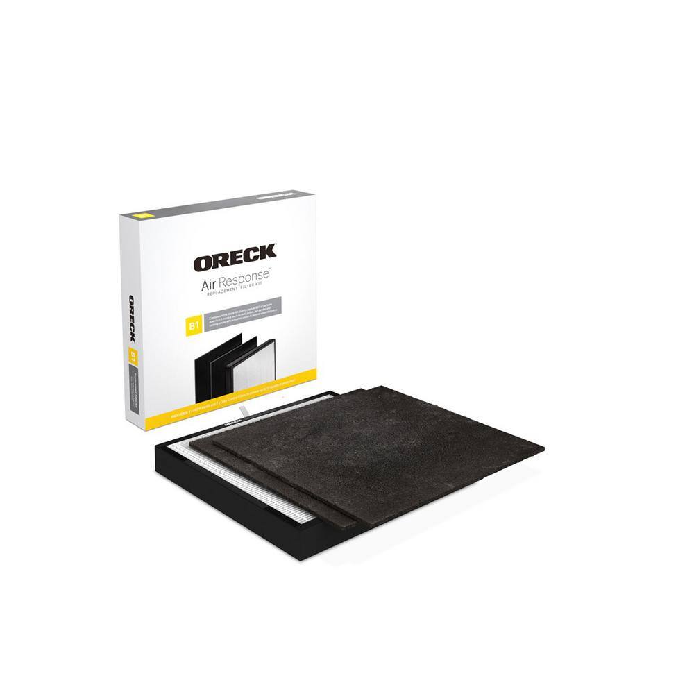 Oreck Certified HEPA Media and Odor Control Replacement Filter Kit Type ...