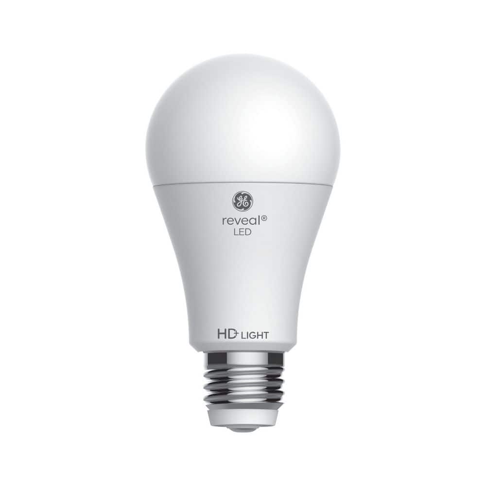 GE 150/100/50 Reveal Frosted LED 3-Way A19 DC Medium E26d base Light ...