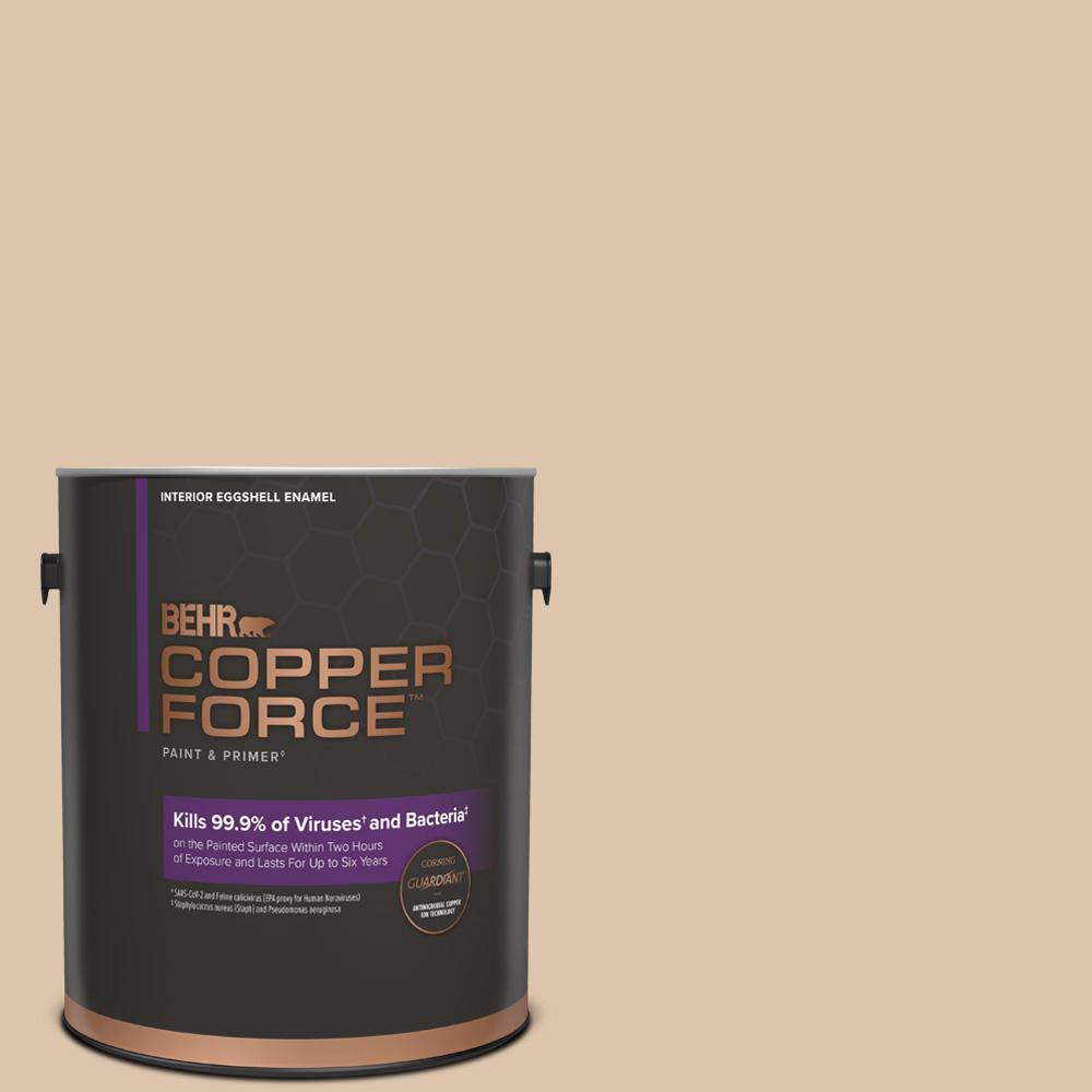 COPPER FORCE 1 gal. #PPU3-08 Sienna Dust Eggshell Enamel Virucidal and ...