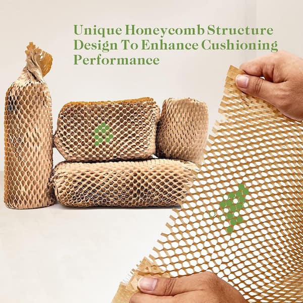 Paper Packing 15x131' Honeycomb Packing Paper Roll Cushioning ...