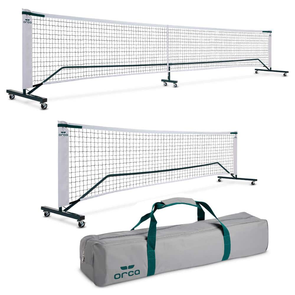ORCA 22 ft. Full Court Pickleball Net and 11 ft. Half Court Net, 2-in-1 ...