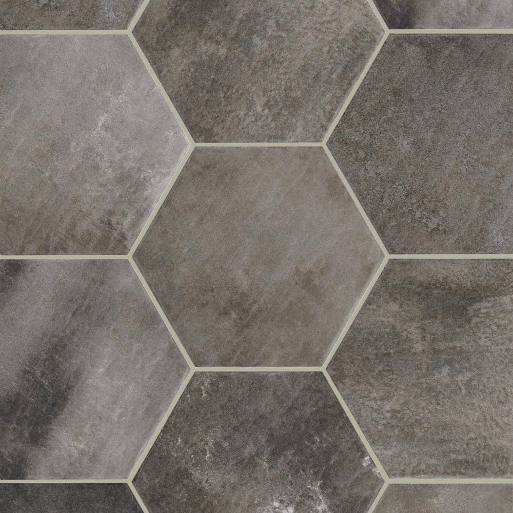 Marazzi Cotto Revival Baltic 8 in. x 9 in. Matte Porcelain Hexagon ...