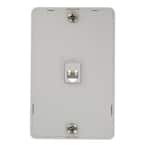 Power Gear Surface Mount Wall Jack, White 76136 - The Home Depot