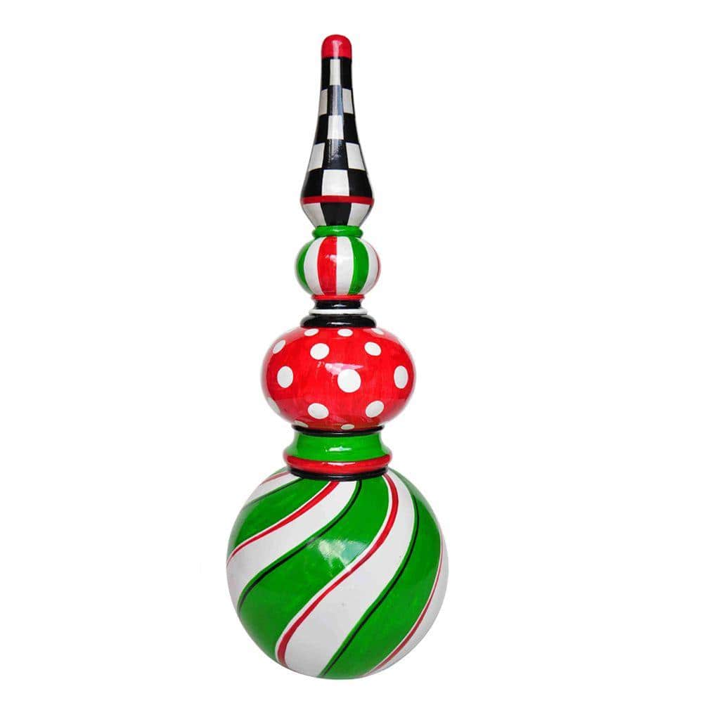 MPG 2.8 ft. Green Swirl Christmas Topiary PC7555C