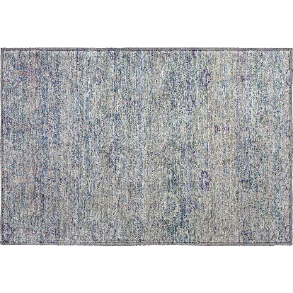 Addison Rugs Mayfield Premium Machine Washable Abstract AMF2090 Plum 2 ...