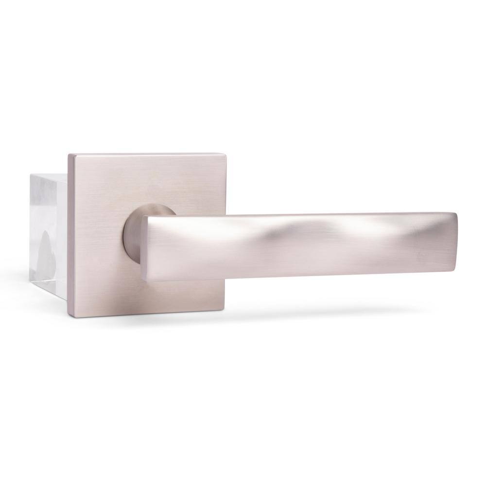 McBowery Essex Satin Nickel Double Dummy Modern Door Lever MB-1105DMSN ...