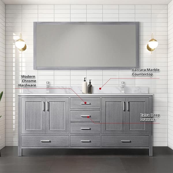 72 bathroom vanity without top store