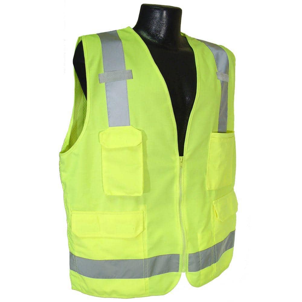 Radians Surveyor Vest Green Extra Large SV7GXL - The Home Depot