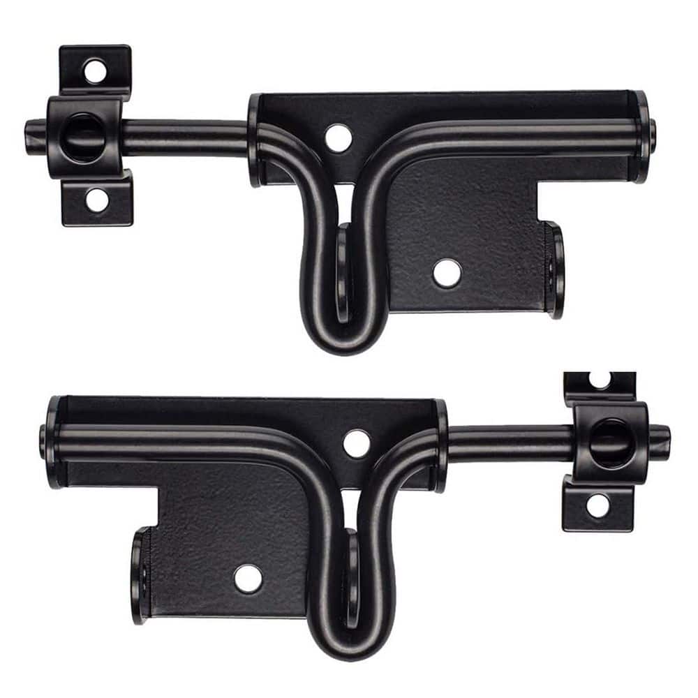 Heavy Duty Slide Bolt Gate Latch for Wooden Fence Door with Padlock ...