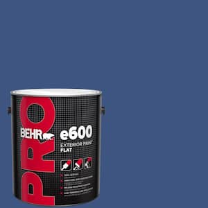 BEHR PRO 1 gal. #S-G-600 Deep Azure Low Luster Exterior Paint PR62301 ...